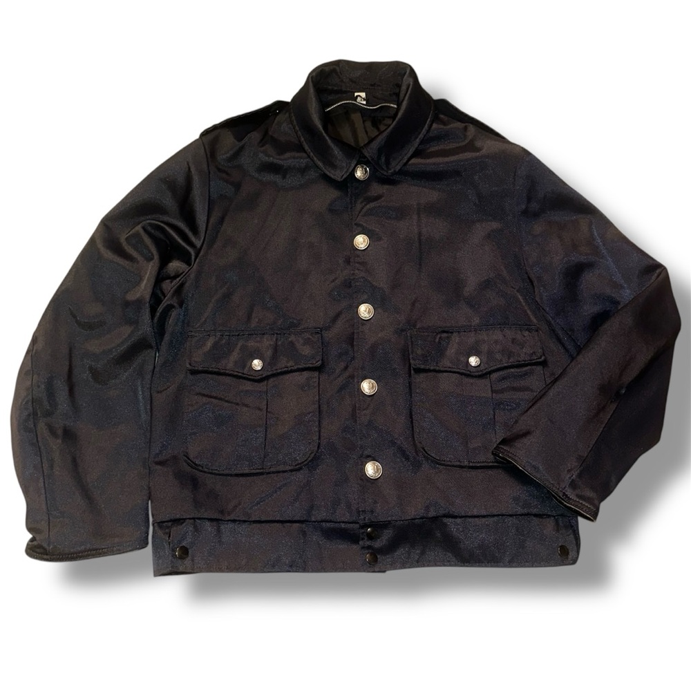 Vintage Blauer Police Uniform Black Button Up Adjusta… - Gem